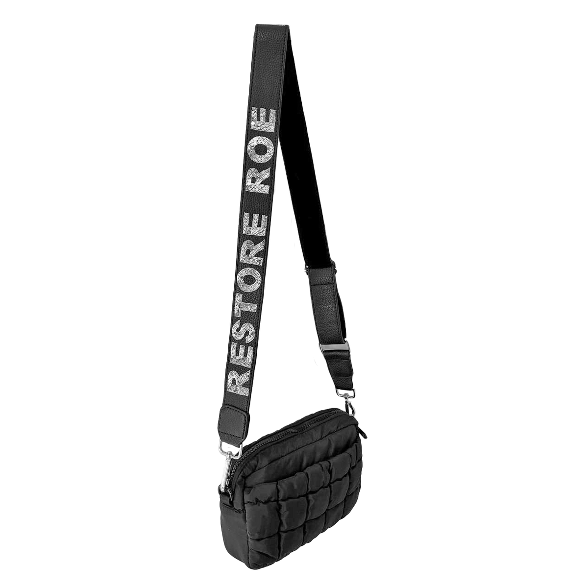 RESTORE ROE Sequin Bag Strap – Kick Rocks Studio